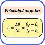 Velocidad angular